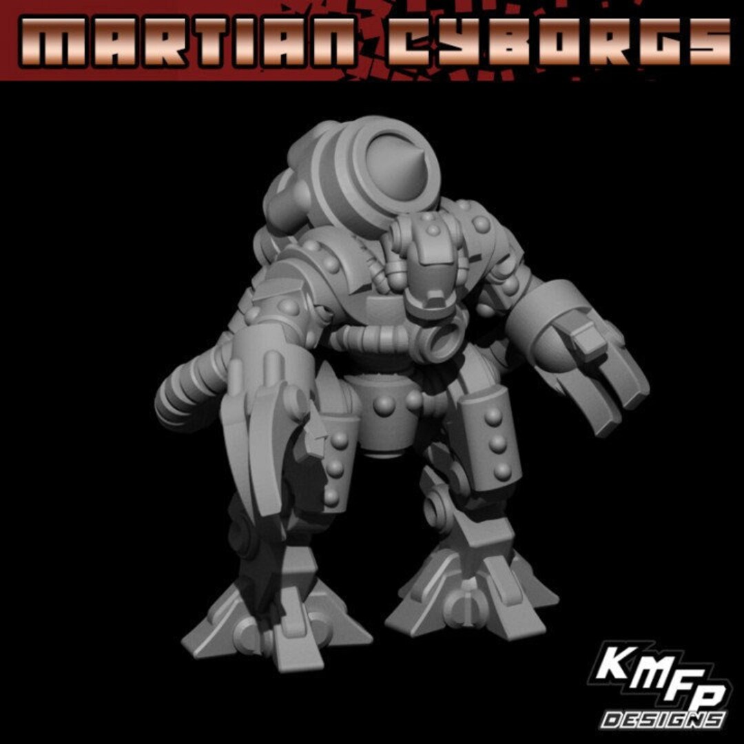 Martian Cyborg Rapid Attack Cyborgs for Tabletop Wargaming. - Etsy