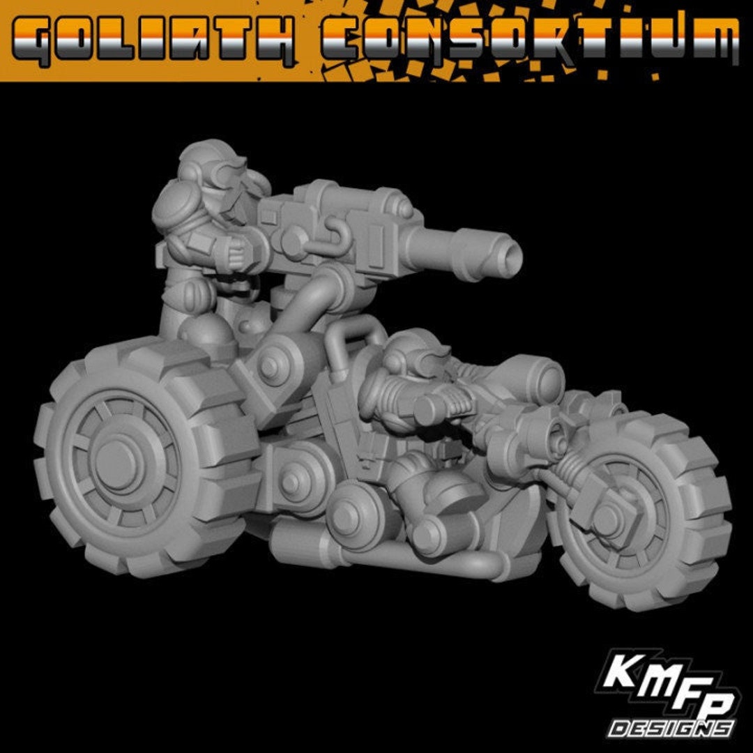 Goliath Consortium (space Dwarf) Brotherhood Trikers for Tabletop ...