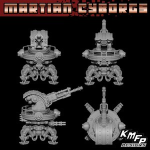 Martian Cyborg Artillery Platform for Tabletop Wargaming. - Etsy