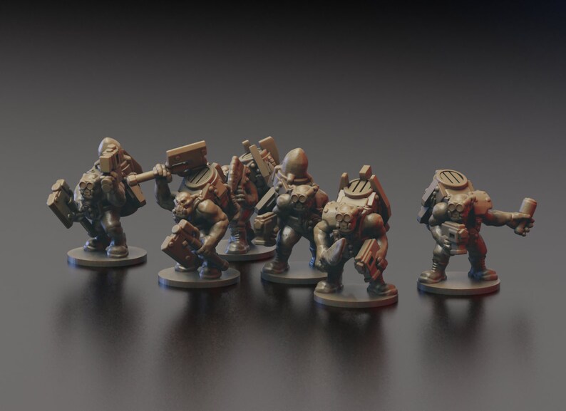 Space Orc Rocket Troopers for Tabletop Wargaming epic by - Etsy