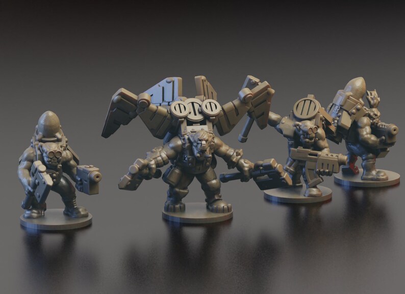 Space Orc Rocket Troopers for Tabletop Wargaming epic by - Etsy