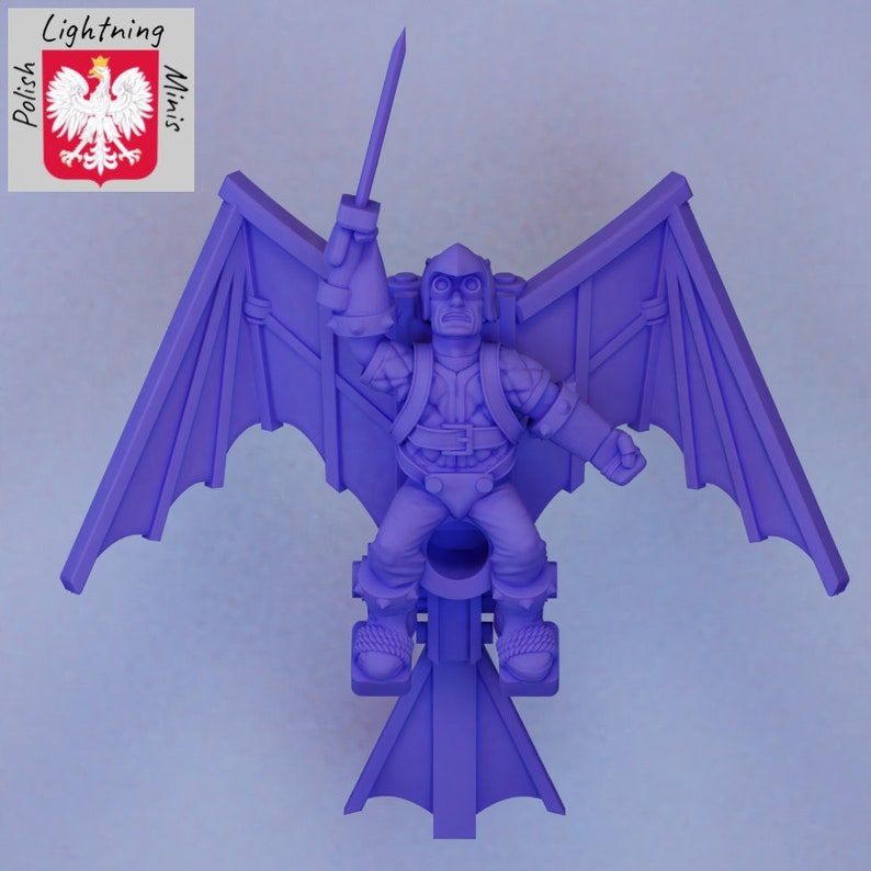 Mercenary Flying Crossbowmen 10mm Warmaster by Polish - Etsy