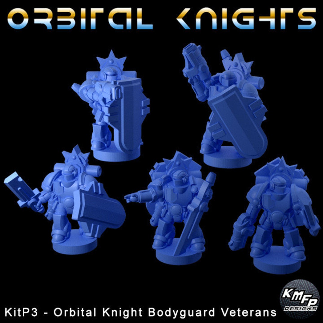 Orbital Knights Bodyguard Veteran Infantry for Tabletop Wargaming. - Etsy