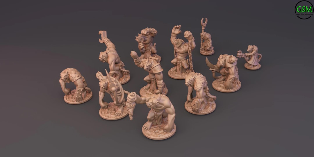 Ratman Ogres (10mm Warmaster) by Green Skin Miniatures - Etsy