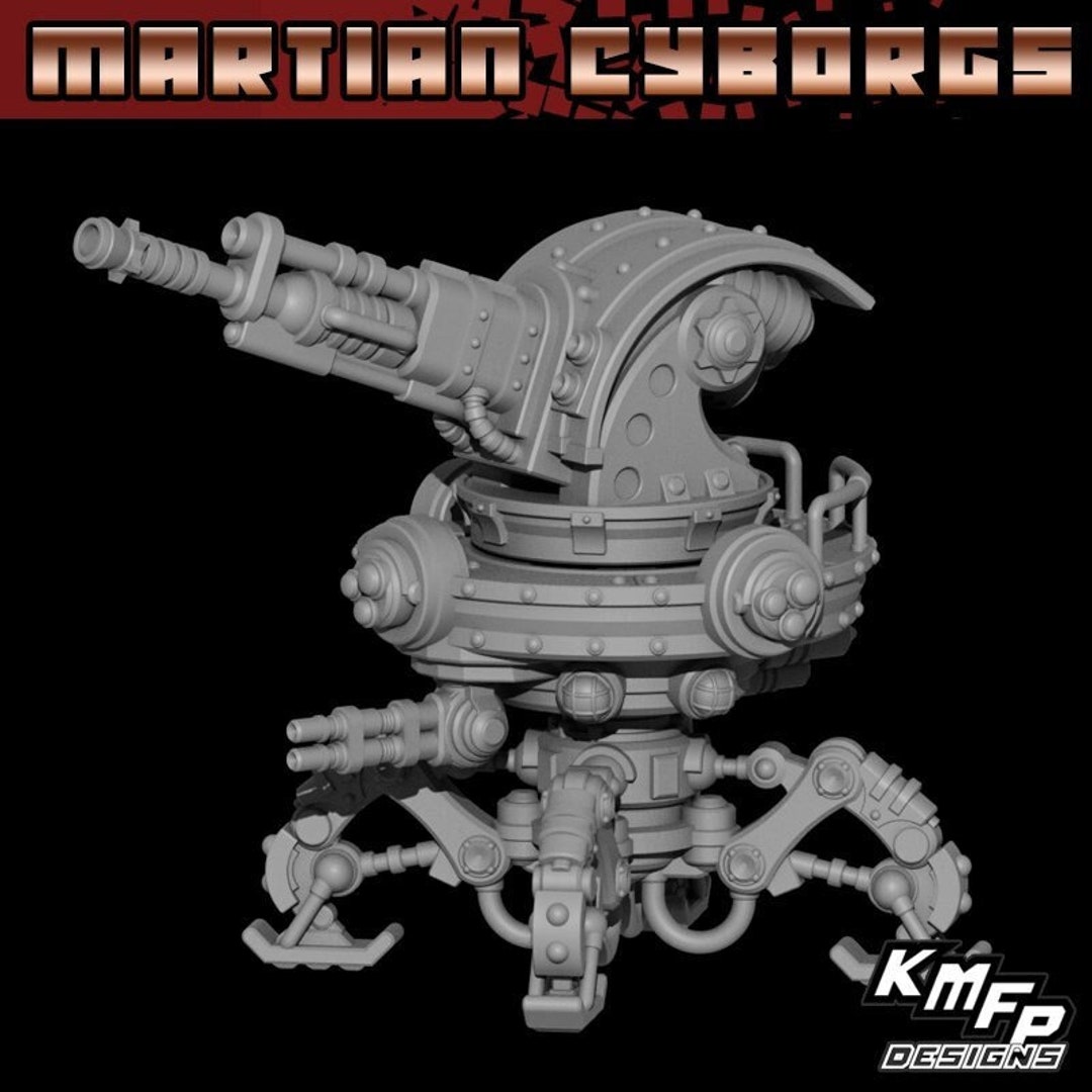 Martian Cyborg Artillery Platform for Tabletop Wargaming. - Etsy