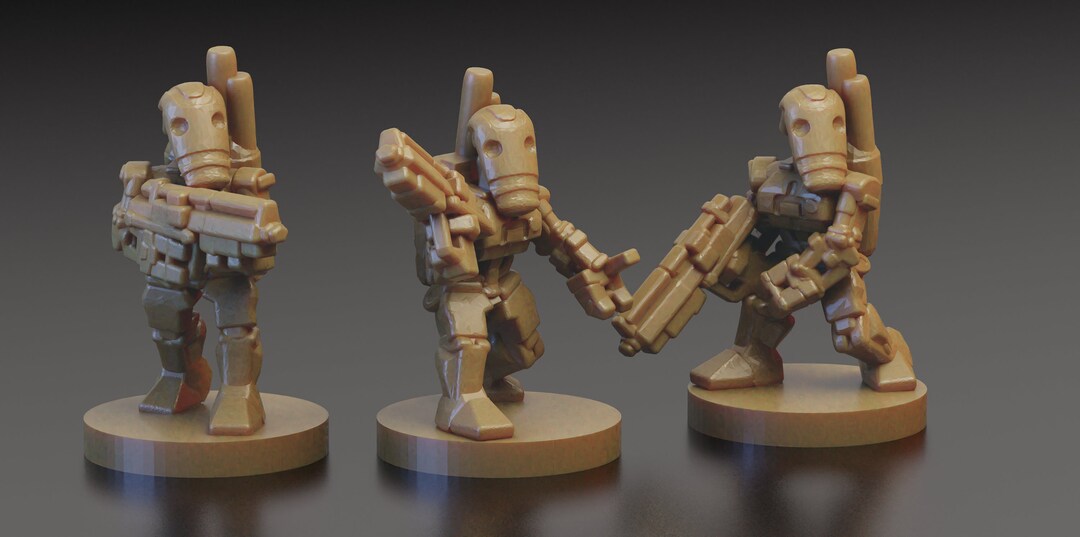 B1 Battle Bots for Tabletop Wargaming (epic) by Wakes Emporium - Etsy