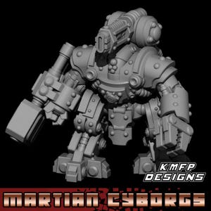 Martian Cyborg Heavy Siege Cyborg for Tabletop Wargaming. - Etsy