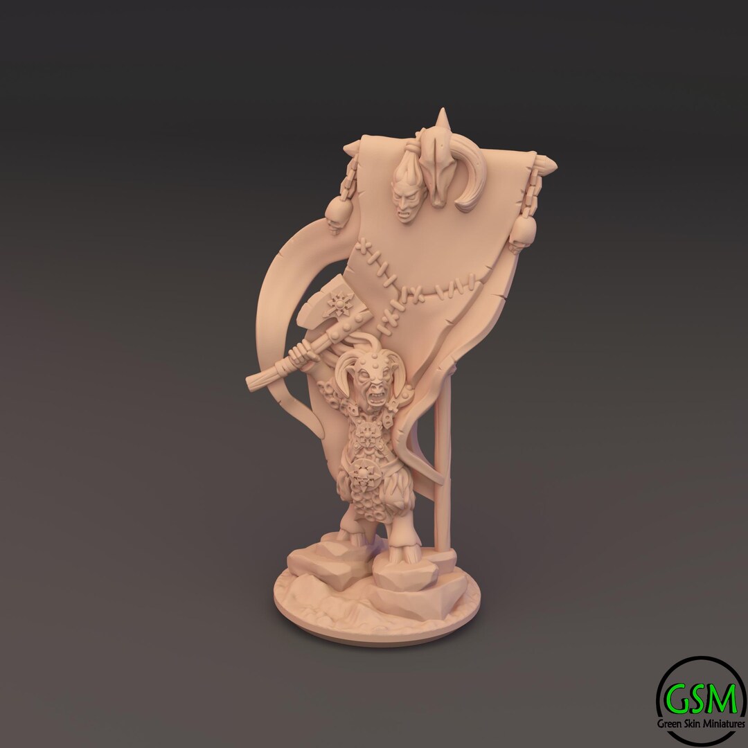 Beastmen Characters (10mm Warmaster) by Green Skin Miniatures - Etsy