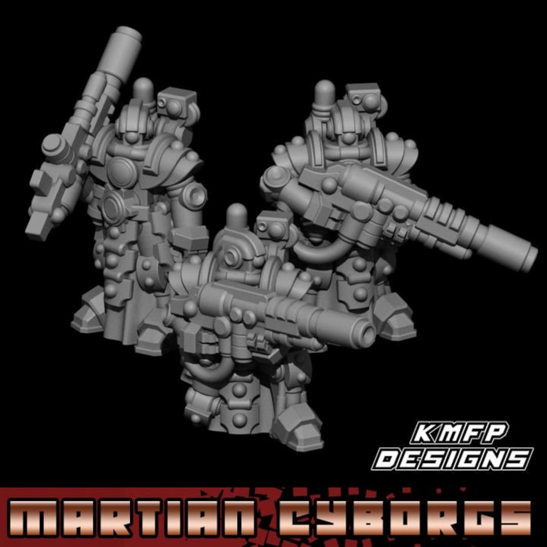 Martian Cyborg Infantry "type S" for Tabletop Wargaming. - Etsy