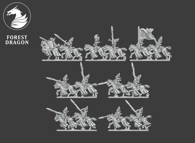 Chivalric Knight Elite Knights by Forest Dragon - Etsy
