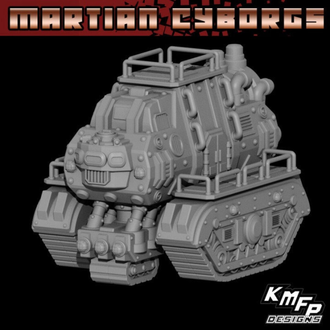 Martian Cyborg Ordinatos "transport" (6-8mm) for Tabletop Wargaming. - Etsy