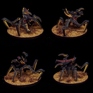Alien Spider Warriors for Tabletop Wargaming by Wakes Emporium. - Etsy