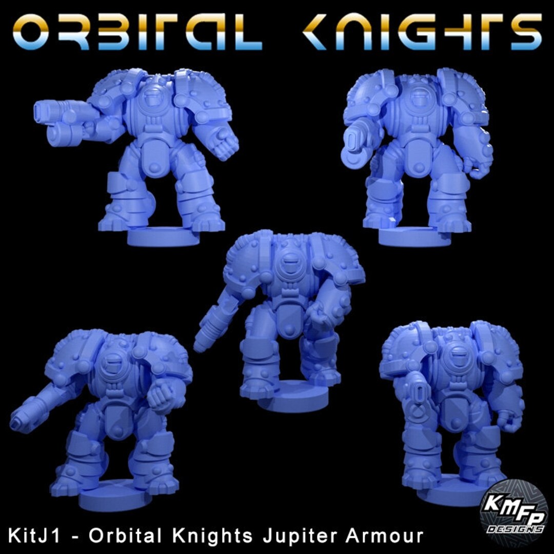 Orbital Knights Jupiter Powered Armor for Tabletop Wargaming. - Etsy