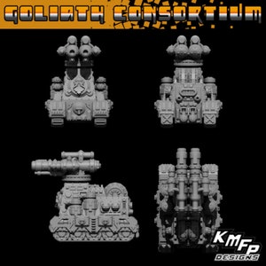 Goliath Consortium Landviathan (6-8mm) for Tabletop Wargaming. - Etsy