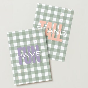 Cute & Fun Printable Poster Set A4 Size stand Tall, Dream Big, Have Fun ...