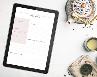 Ultimate Book Club Starter Kit | Digital and Printable Kit | Book Lover ...