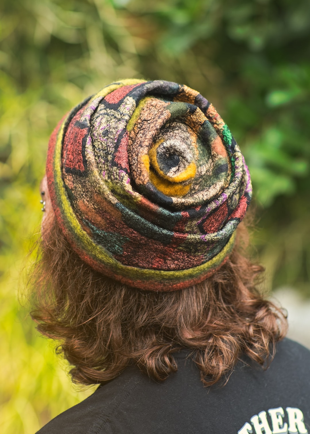 Colorful Nuno Felted - Silk/ Wool Hat - One of a Kind, Handmade - Etsy