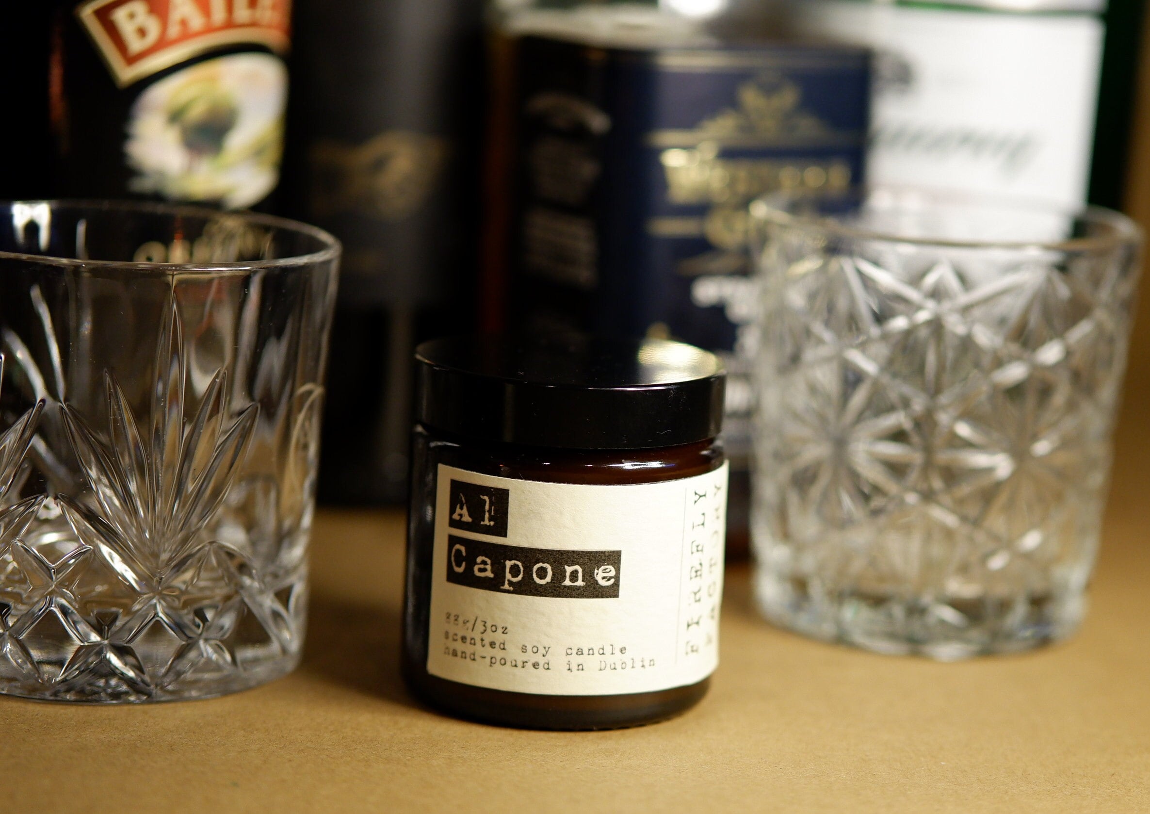 AL CAPONE Gangster Themed Candle, Mobster Scent Speakeasy Candle ...