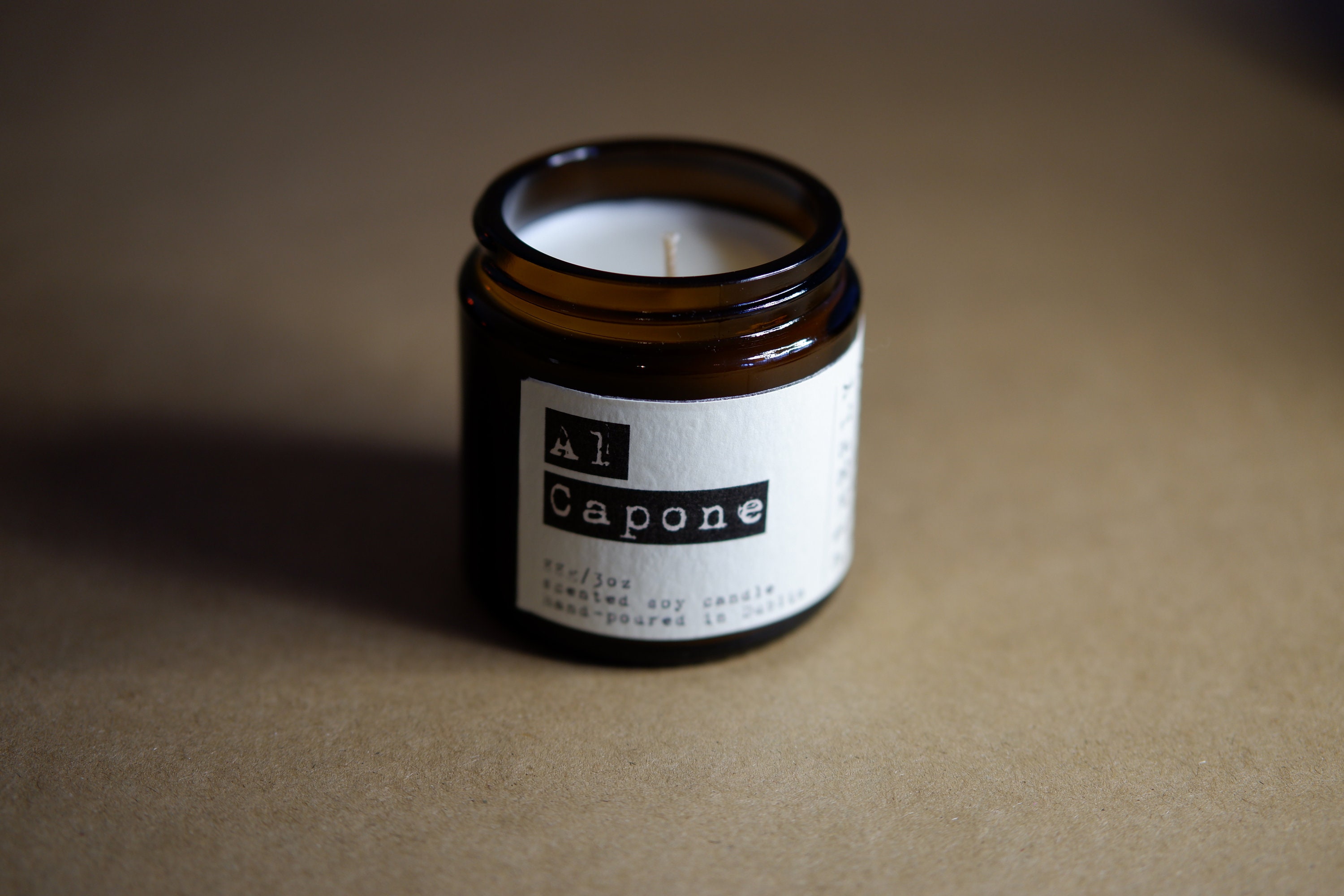 AL CAPONE Gangster Themed Candle, Mobster Scent Speakeasy Candle ...