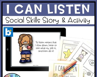 Preschool Social Skills Story and Activity I CAN GREET | Etsy
