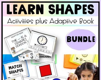Shapes Geometry Cut and Paste Fine Motor Activities Special Education ...