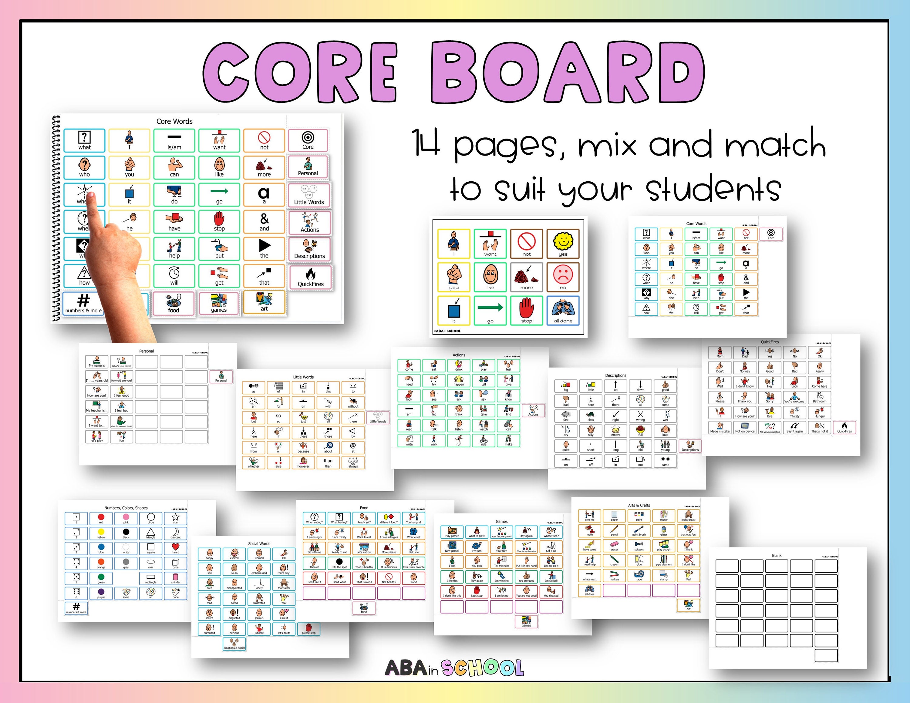 Requesting Help and Needs and Wants Activities Speech Therapy ABA and ...