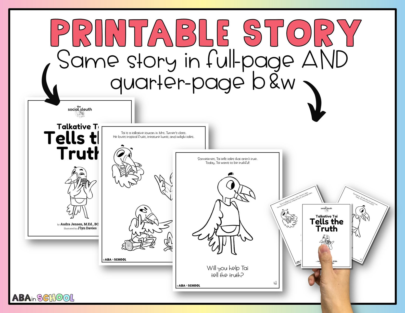 Honesty Lesson Social Story for Self-regulation Small Group Special ...