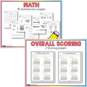 Kindergarten Assessment and K-2 With Student Data Tracking - Special ...