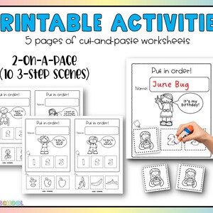 Sequencing Stories With Pictures | SIMPLE Sequence of Events Visual ...