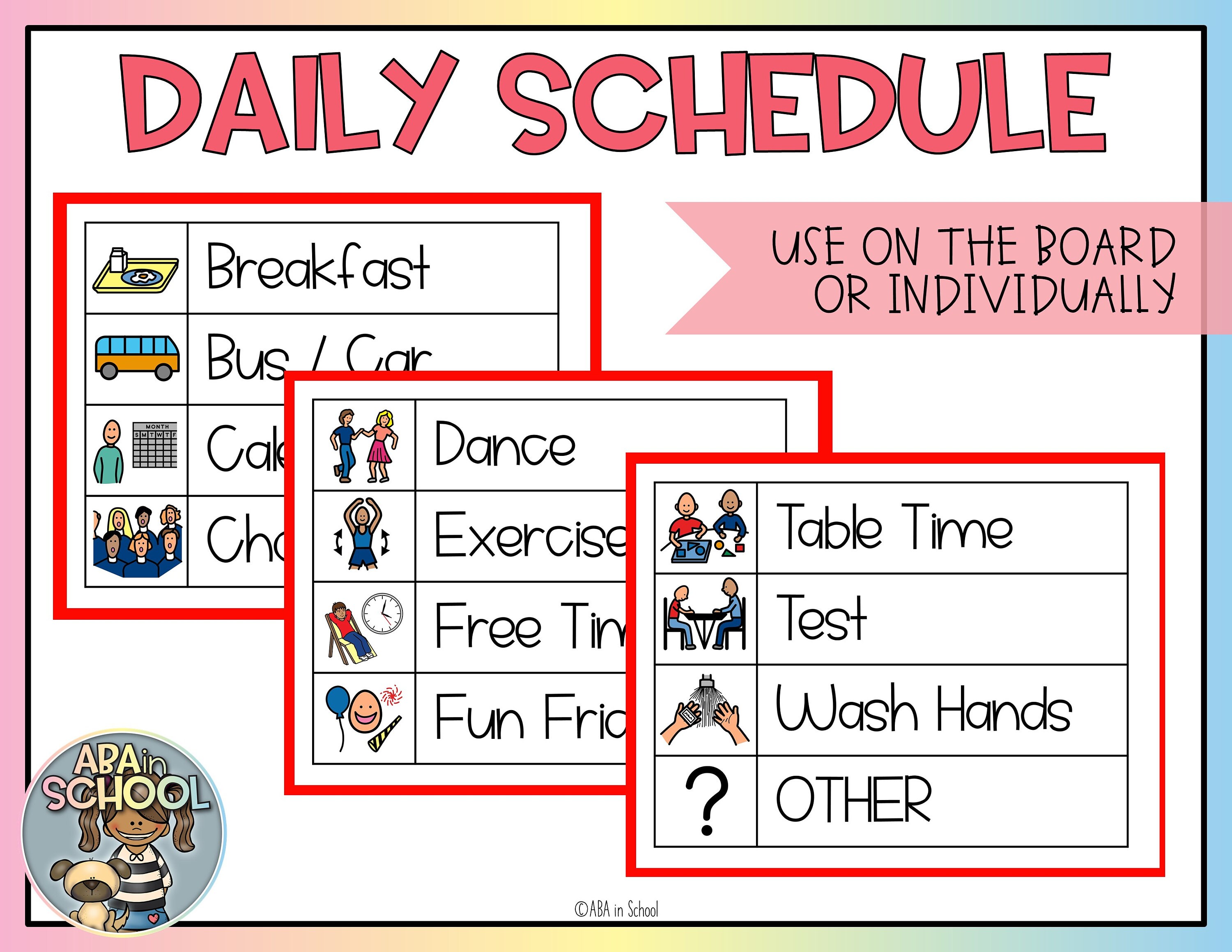 Life Skills Special Education Visuals BUNDLE - Etsy