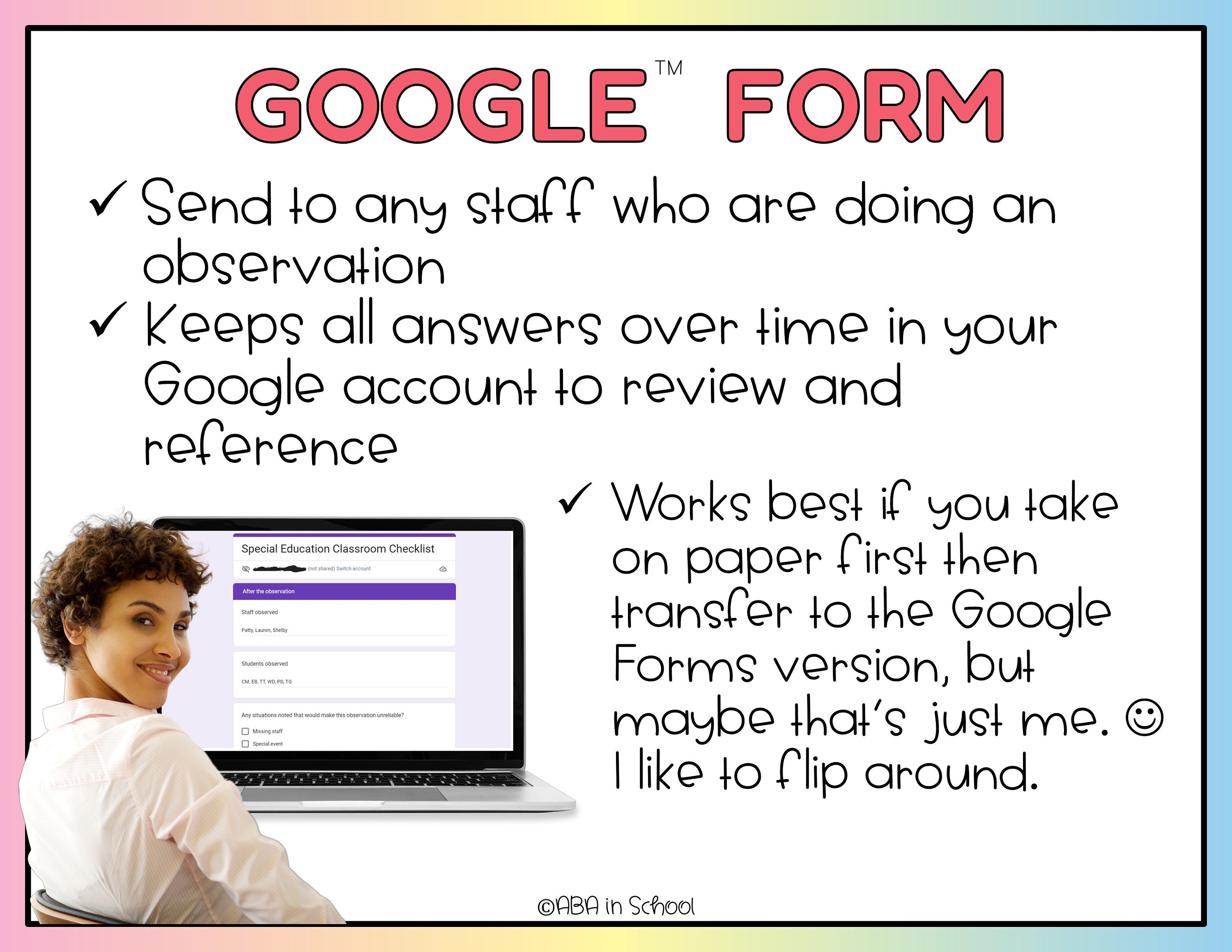 Special Education Classroom Environment Fidelity Checklist Classroom ...