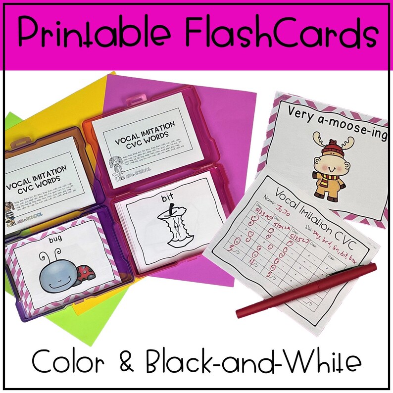 Articulation CVC Words Speech Therapy Repeat Sounds - Etsy