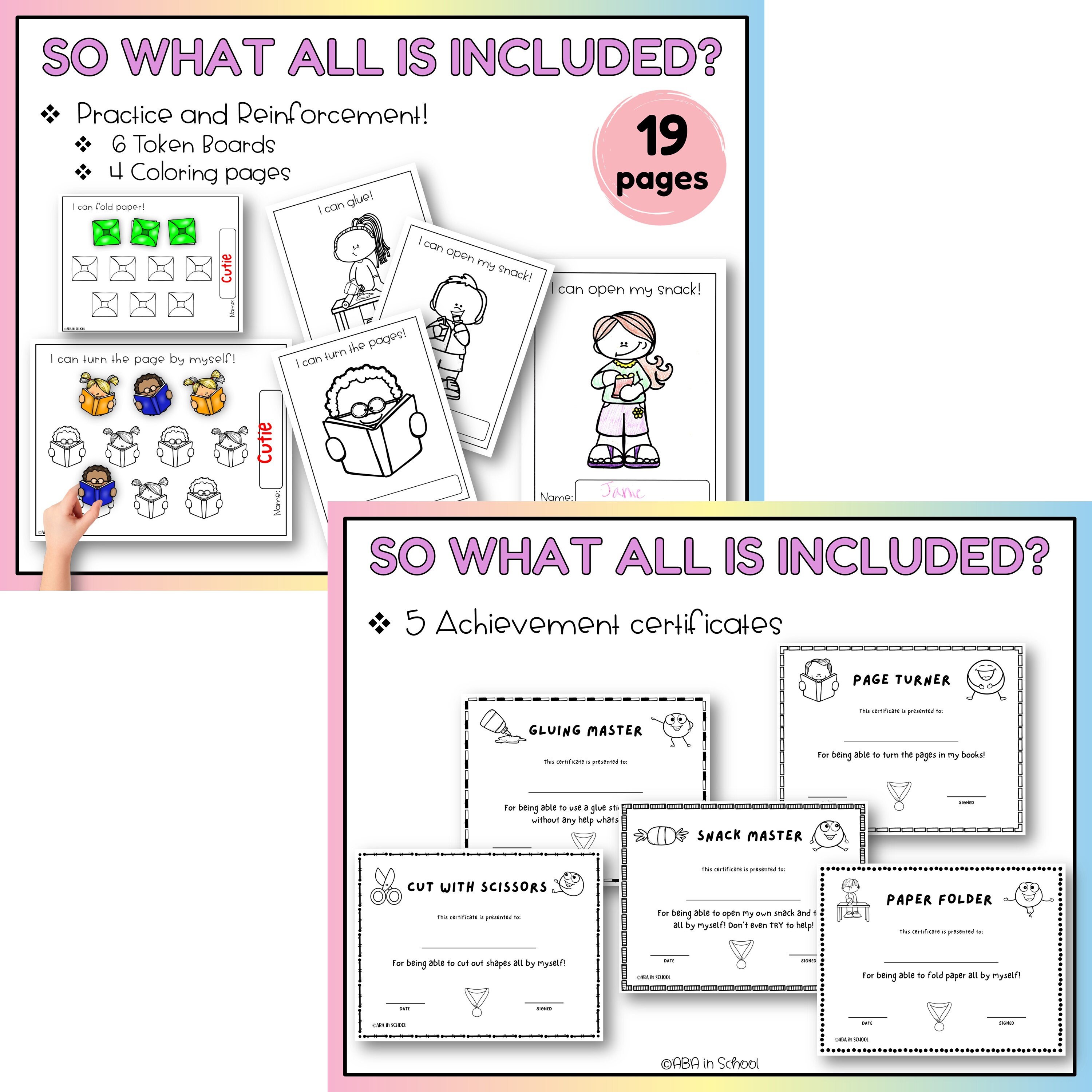 Fine Motor Skills Activity IEP Goal | Cutting Activities and Classroom ...