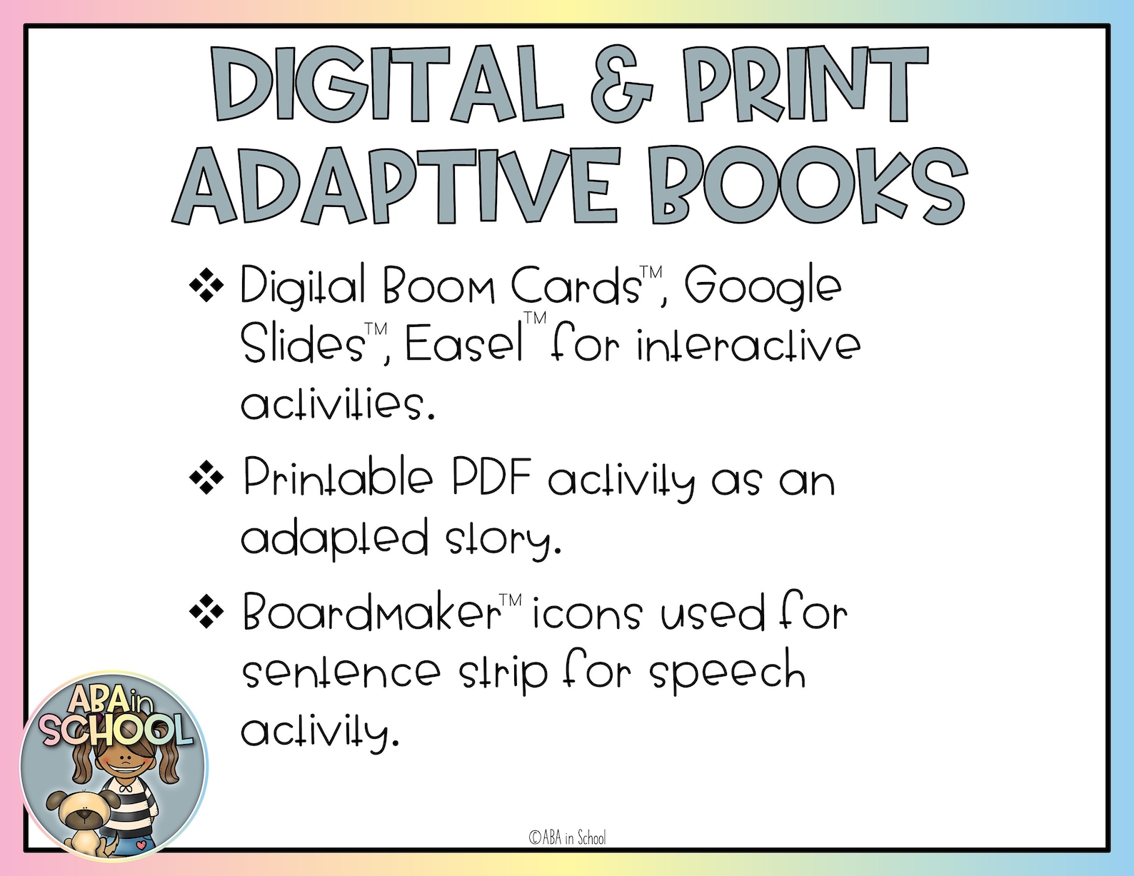 Adaptive Books Special Education Nursery Rhymes Activities 12 - Etsy