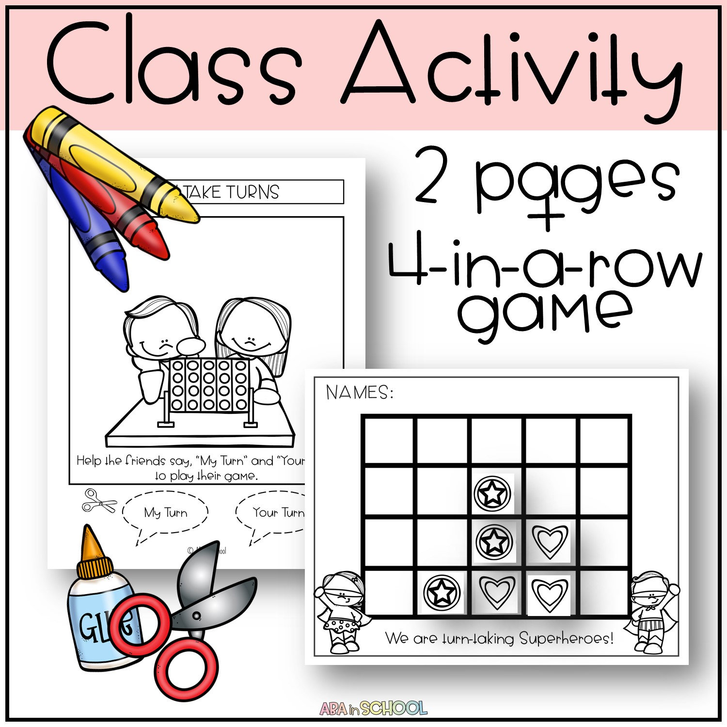 I CAN TAKE TURNS Preschool Social Skills Story Sportsmanship Social ...