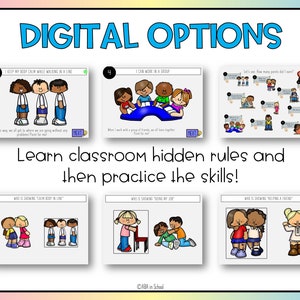 Preschool Social Skills Story and Activity I CAN FOLLOW RULES | Social ...