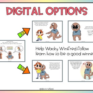 Social Skills Story and Activity GOOD SPORTSMANSHIP Winning Social ...