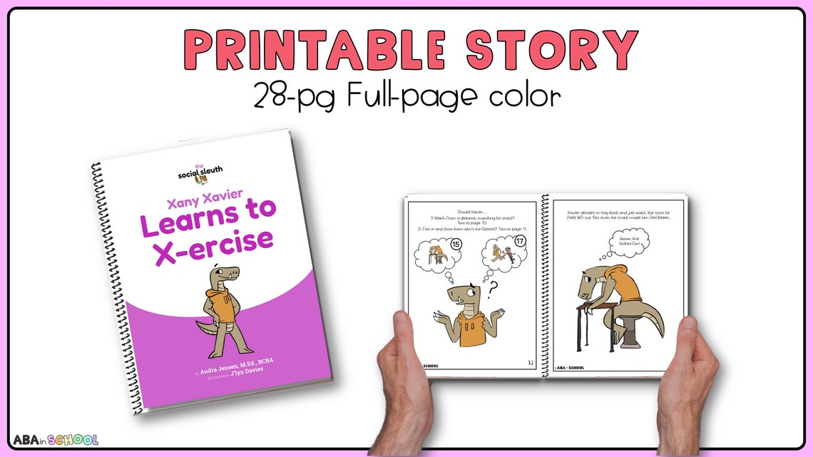 Exercise Social Story Emotional Regulation Social Stories - Etsy