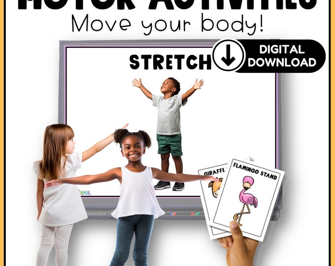 SIMON SAYS | Movement | Kids Exercises | Flash Cards for Kids | Yoga ...