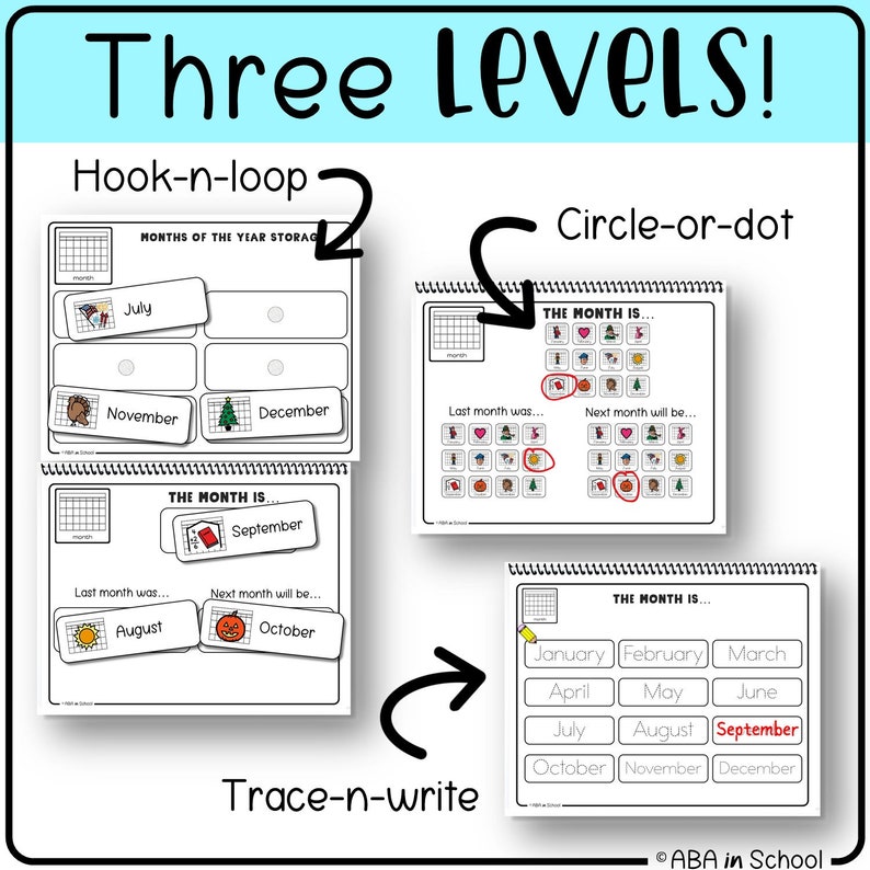 Preschool Calendar: Interactive Circle Time Activity (digital Download ...