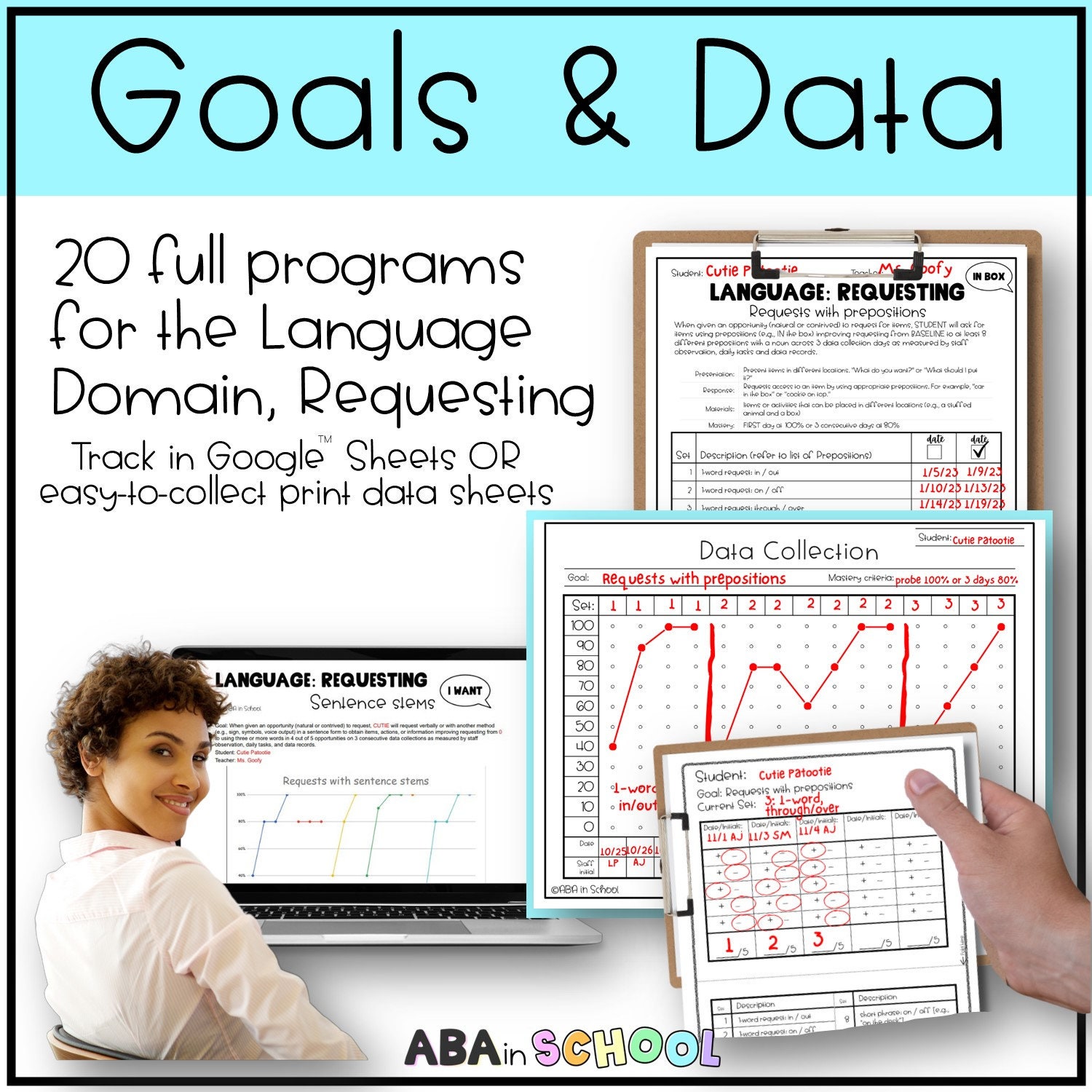 Activities Requesting Speech Therapy IEP Goals and Objectives - Etsy