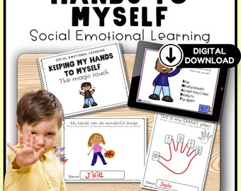 Keeping My Hands to Myself Social Story - Etsy