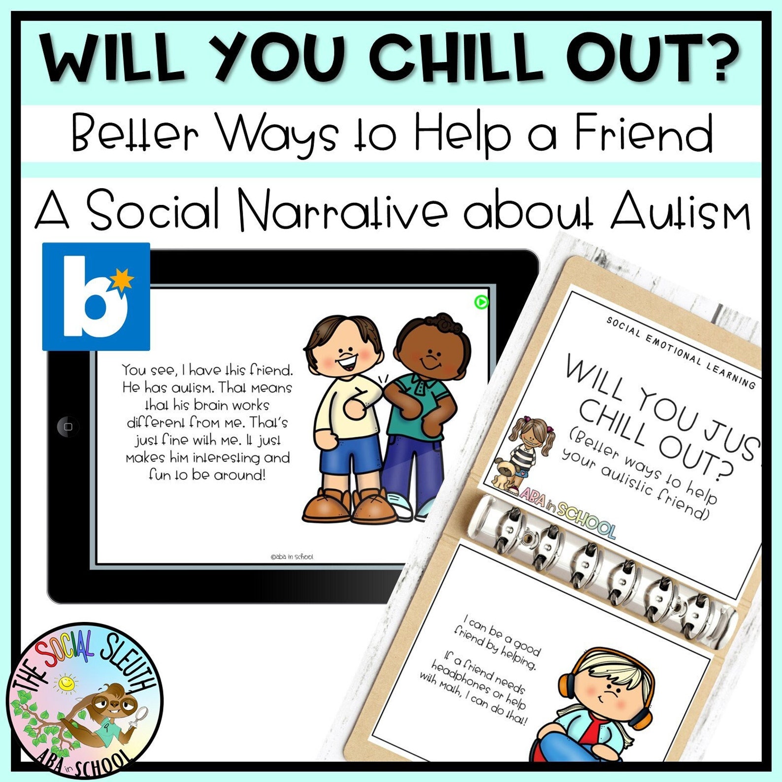 Autism Social Narrative | Ways to Help a Friend | Preschool Social ...