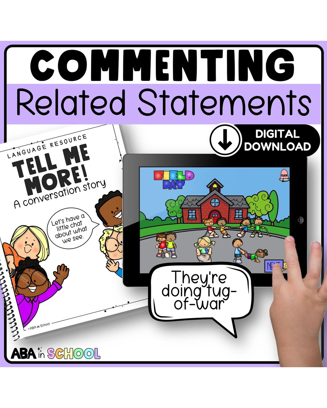 Autism Conversation Skills – ABLLS Assessment ABA Therapy (digital ...