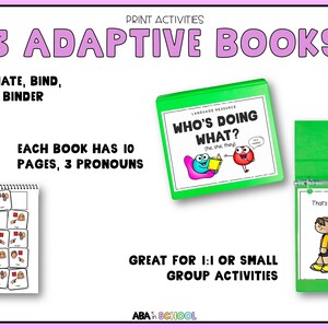 Pronouns Receptive Identification Possessive Pronouns Speech Therapy ...