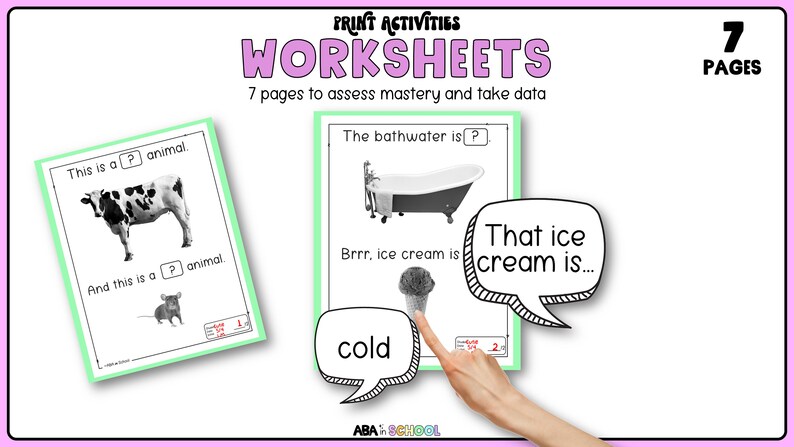 Labeling ADJECTIVES for Speech Therapy or ABA Goals List of Adjectives ...