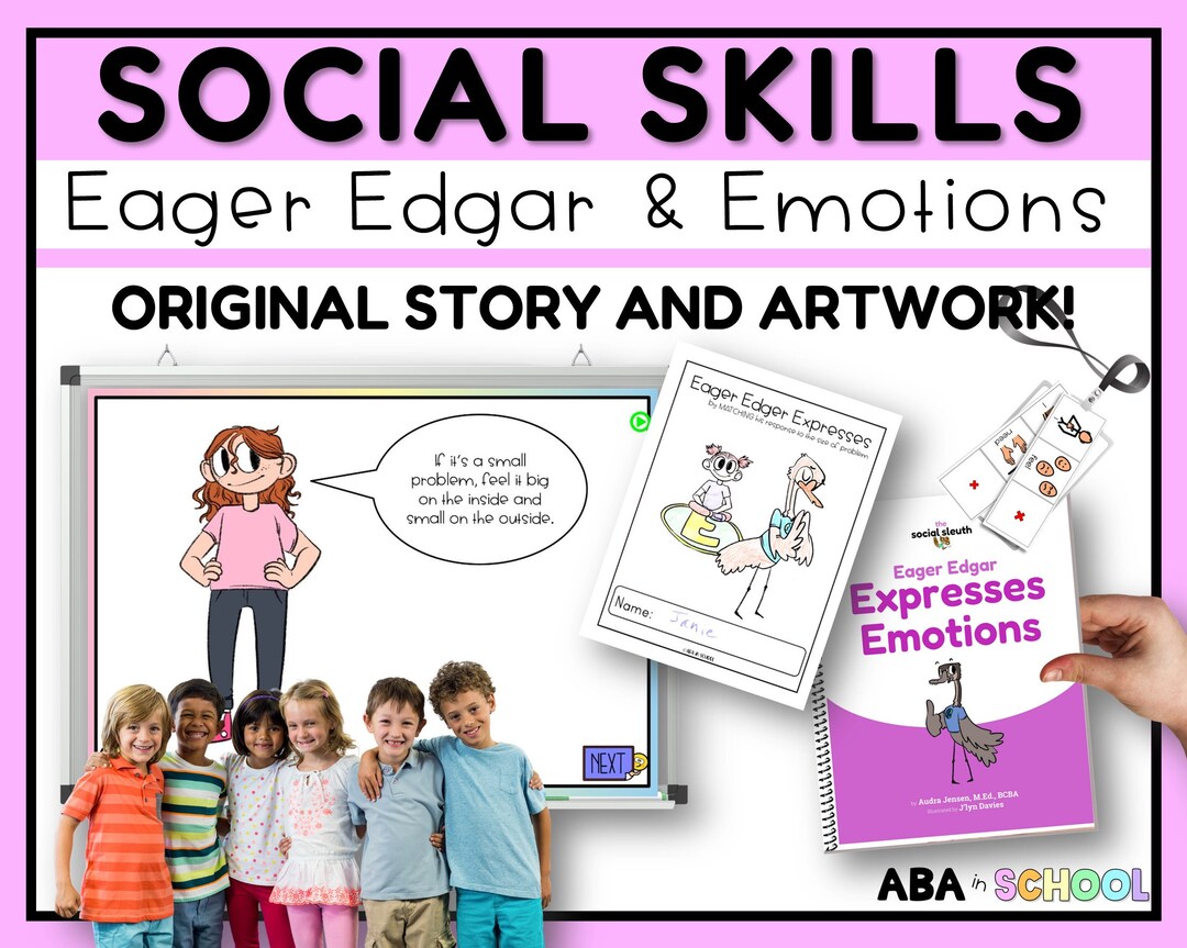 Social Story EMOTIONS Social Emotional Learning Preschool - Etsy