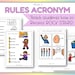Recess Rules and Behavior Social Skills Visuals Playground Expectations ...