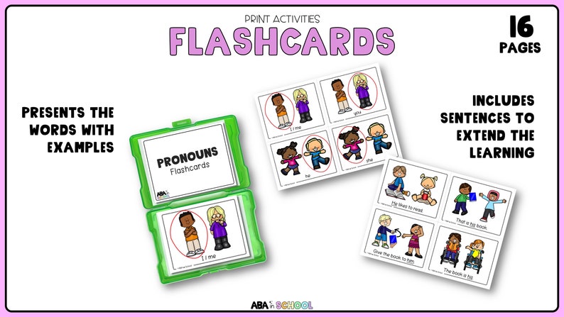 Pronouns Receptive Identification Possessive Pronouns Speech Therapy ...