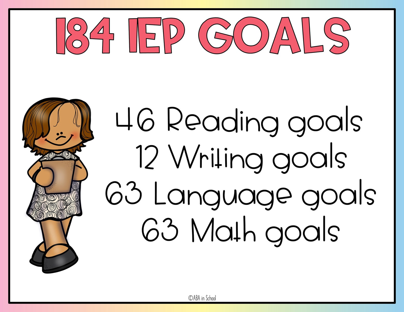 Common Core Standards IEP Goal Bank Preschool and Kindergarten - Etsy